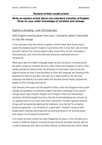 Resources from 'astarlevels' - Teaching Resources - TES