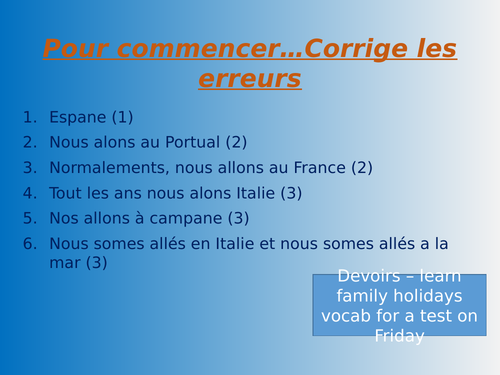 French Studio 1 module 5 Unit 2 Je me prépare | Teaching Resources