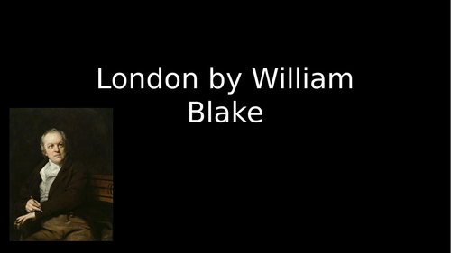 London by William Blake | Teaching Resources