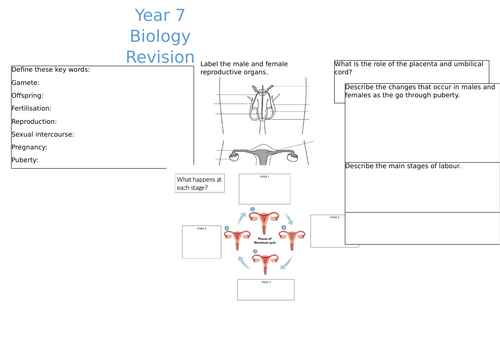 Reproduction KS3 | Teaching Resources