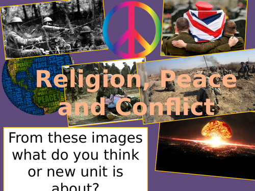 GCSE AQA - Religion Peace and Conflict - Introduction | Teaching Resources GCSE AQA - Religion Peace and Conflict - Introduction | Teaching Resources