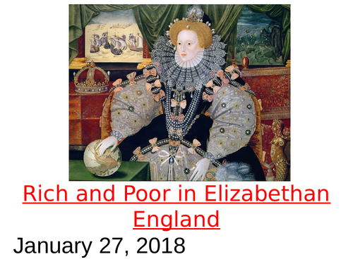 OCR B, SHP, The Elizabethans, Daily Lives, 3 lessons for GCSE ...