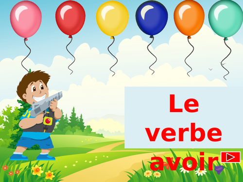 Le verbe "avoir" au Présent. | Teaching Resources