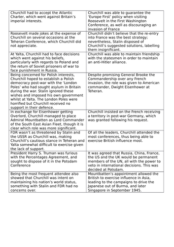 OCR A-Level History Unit 1 Y113 - Lesson 23 - Churchill at ...