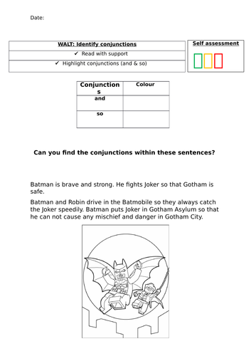 Identify simple conjunctions (and, so, but and because) | Teaching ...