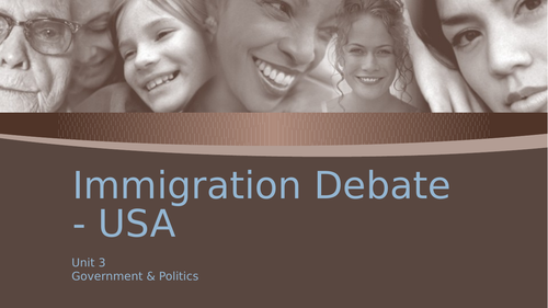 US Immigration - The Debate from 1790 to Present | Teaching Resources