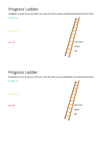 Expanding double brackets - full lesson | Teaching Resources