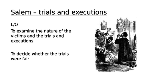Salem - trials and executions | Teaching Resources