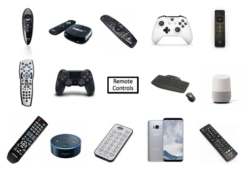 Types of Remote Controls collage | Teaching Resources