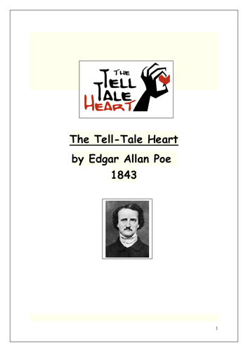 Tell Tale Heart Edgar Allen Poe | Teaching Resources