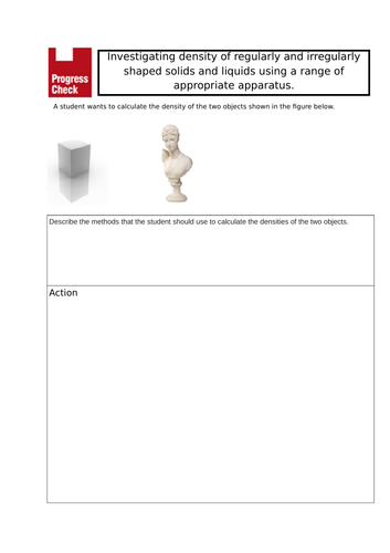 Density Required Practical Starter | Teaching Resources