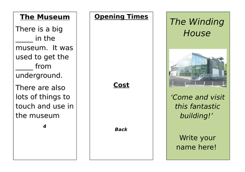 Leaflet Template | Teaching Resources Leaflet Template | Teaching Resources