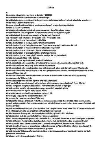 GCSE biology revision resources | Tes GCSE biology revision resources | Tes