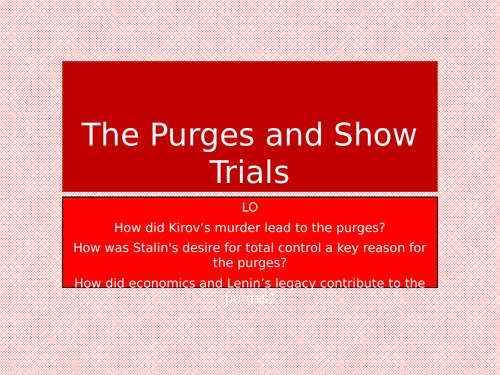 Stalin: The Red Terror | Teaching Resources