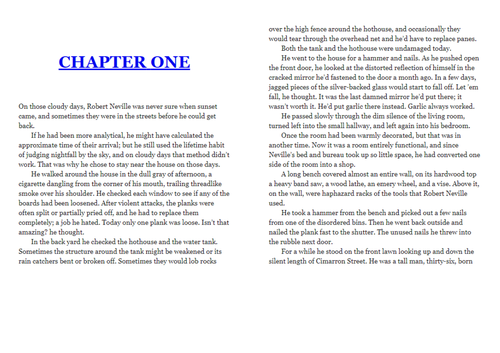 I Am Legend Book Setting Clipart