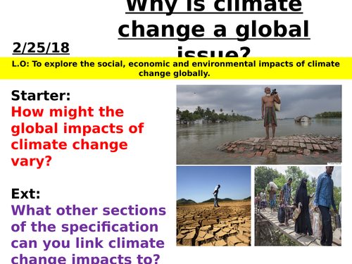 Changing Climate - Why is climate change a global issue? | Teaching ... Changing Climate - Why is climate change a global issue? | Teaching ...