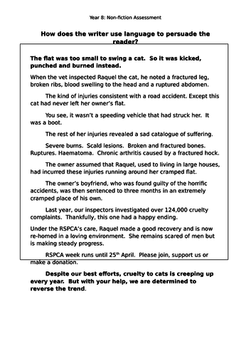 KS3 Non-Fiction unit | Teaching Resources