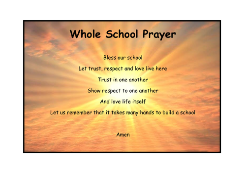 Take Time To Pray - 7 Prayers | Teaching Resources