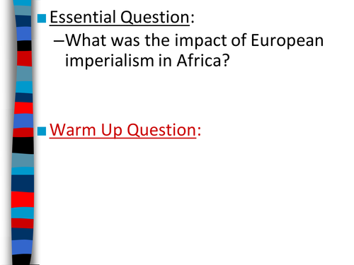 Imperialism in Africa PPT | Teaching Resources