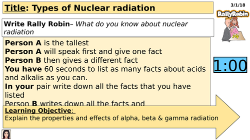 Types of nuclear radiation | Teaching Resources