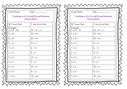Year 2 maths - working at pack 1 (4 operations and place value ...