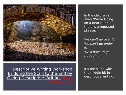 Descriptive Writing Creative Writing Professional Writers' Approach ...