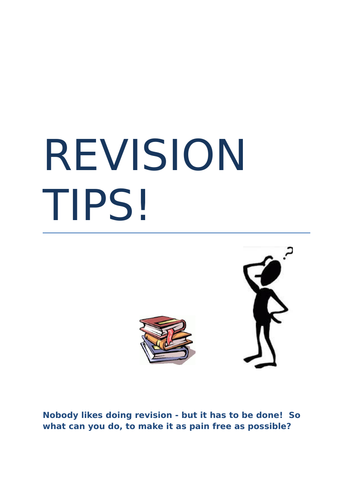 GCSE and revision tips and techniques | Tes