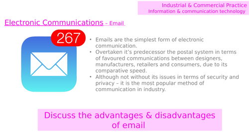 A- level Edexcel (old specification) Industrial and commercial practice ...
