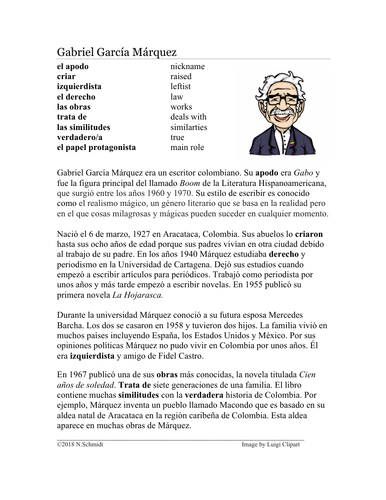 Gabriel García Márquez Biografía - Biography of Garcia Marquez ...