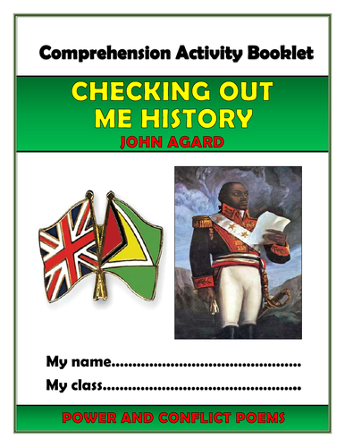 Checking Out Me History Comprehension Activities Booklet! | Teaching ...