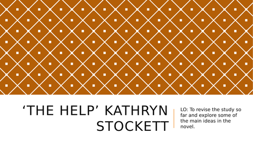 The Help | Teaching Resources