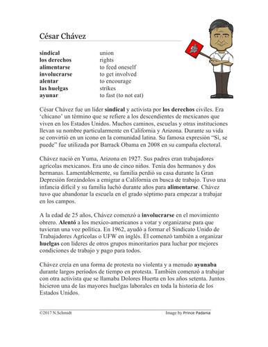 César Chávez Biografía: Spanish Biography on Chicano Activist Cesar ...