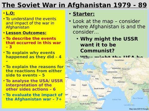 NEW OCR A International: Afghanistan '79 | Teaching Resources