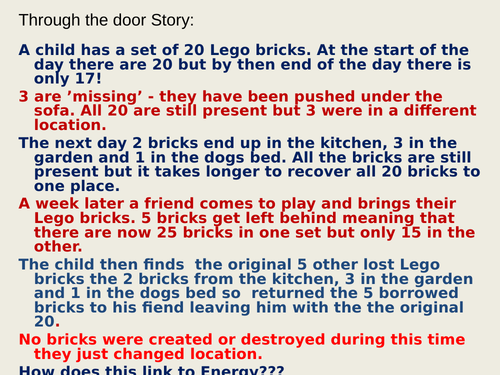 AQA: GCSE Science (1-9): Physics: Energy topic lesson | Teaching Resources