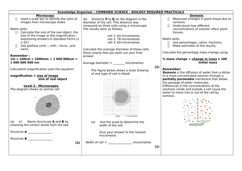 AQA 9-1 GCSE Combined Science Biology Required practicals | Teaching ... AQA 9-1 GCSE Combined Science Biology Required practicals | Teaching ...