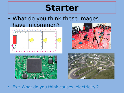 Introduction to electrical symbols and circuits | Teaching Resources
