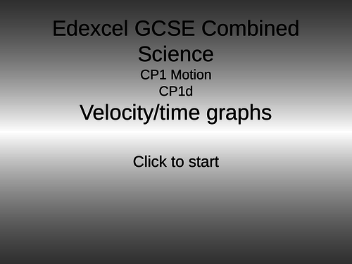 GCSE Combined Science Revision Multiple Choice for Motion Topic ...