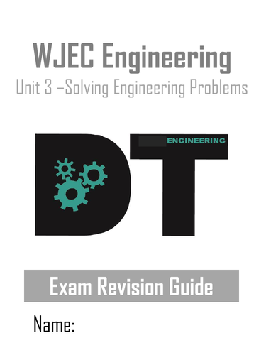 WJEC Engineering - Revision guide | Teaching Resources