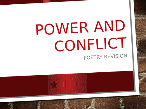 Power and Conflict poetry Poppies/ Remains revision summaries ...