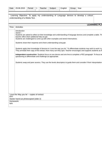 Language devices | Teaching Resources