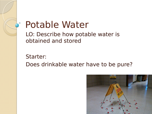 Potable Water Lesson | Teaching Resources