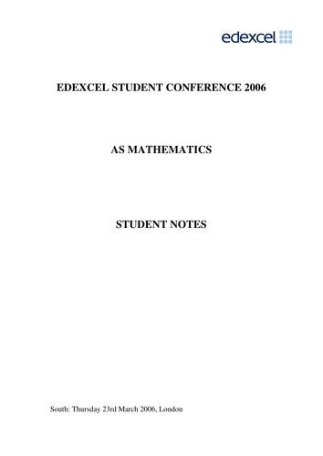 Maths A-Level: C1 and C2 Revision Sheets | Teaching Resources