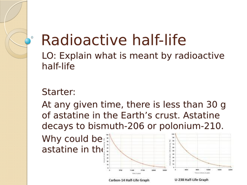 Radioactive Half-life | Teaching Resources