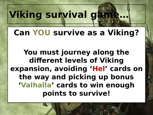 Vikings revision game | Teaching Resources