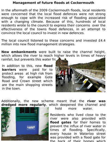 The Challenge of Natural Hazards AQA 1-9 course - lesson 13 UK extreme ...