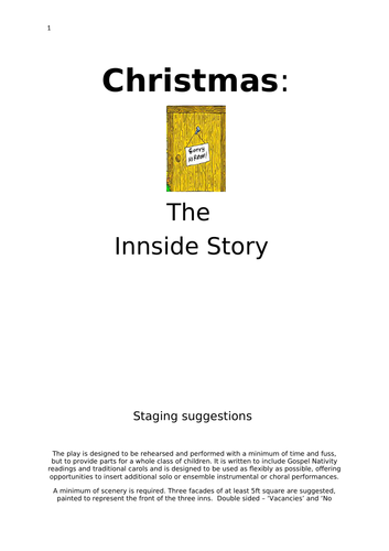 Nativity Play Script | Teaching Resources