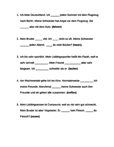 Irregular verbs running translation / conjugation table | Teaching ...