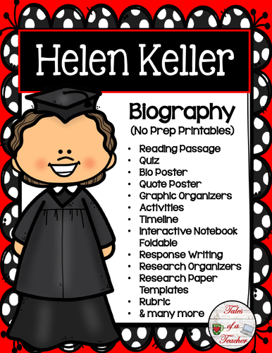 Helen Keller Time Line