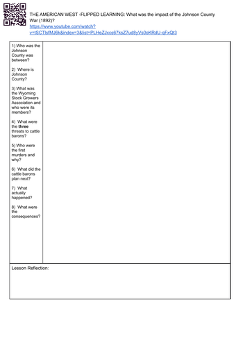 AMERICAN WEST FLIPPED LEARNING 26: What was the impact of the Johnson ...