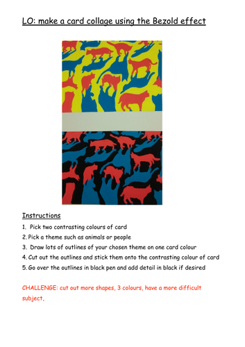 The Bezold Effect | Teaching Resources